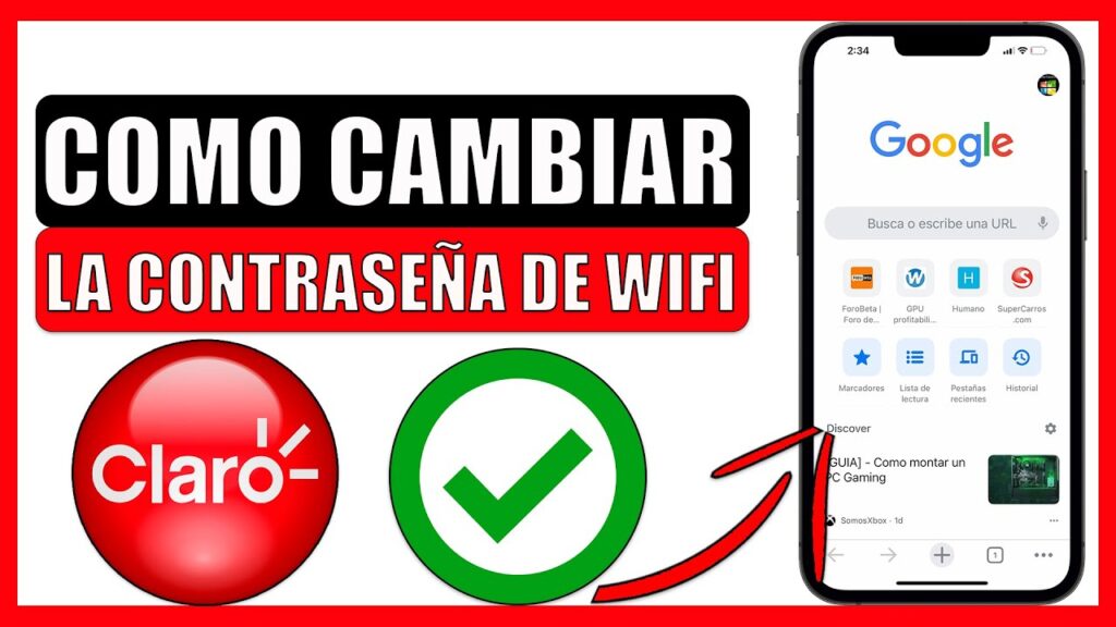 Como cambiar la contraseña del wifi claro desde mi celular 2022